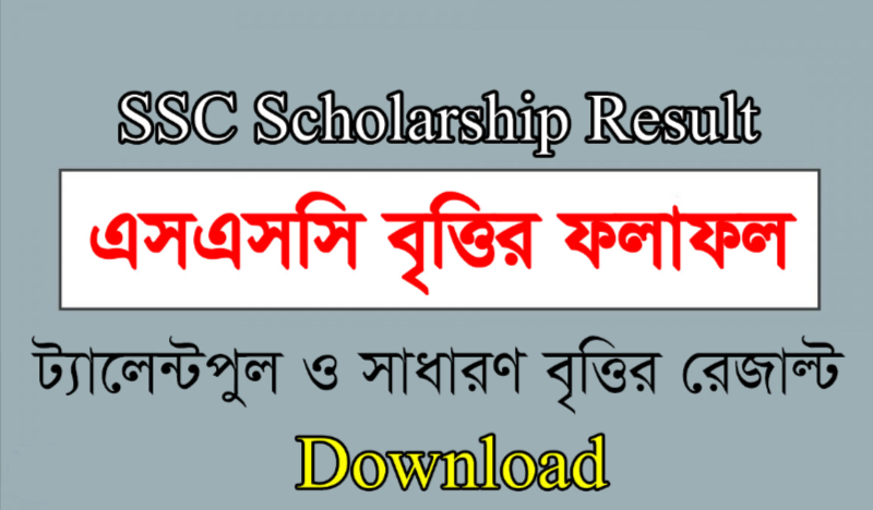 ssc scholarship result 2022 Dhaka board pdf - ‍ঢাকা বোর্ডের বৃত্তির ...